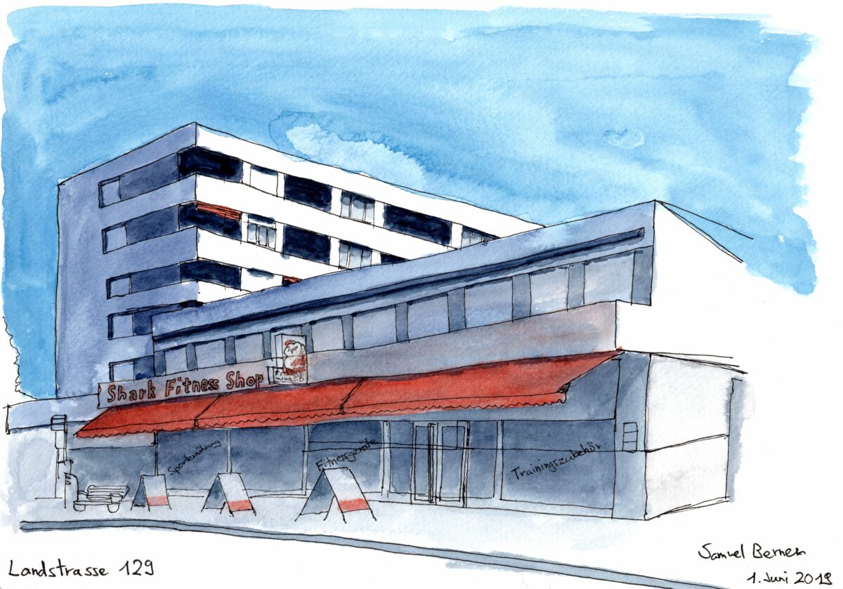 Urban Sketchers – Urbane Landstrasse – GSH